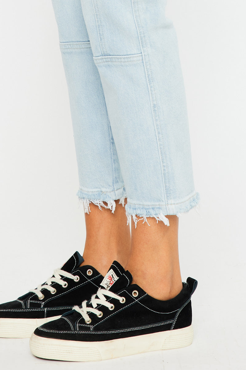 Felicity High Rise Slim Straight Leg Cargo Pants – Official Kancan USA