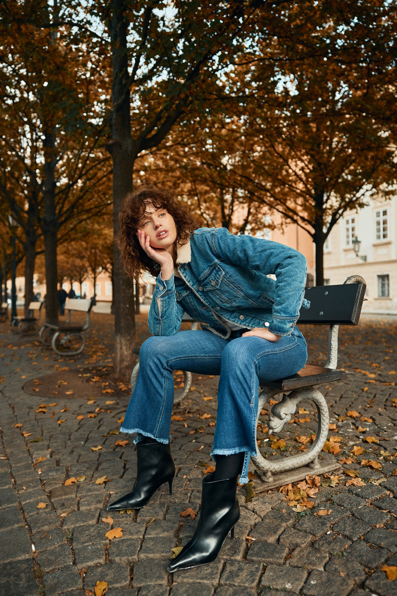 Reba High Rise Cropped Flare Jeans – Official Kancan USA