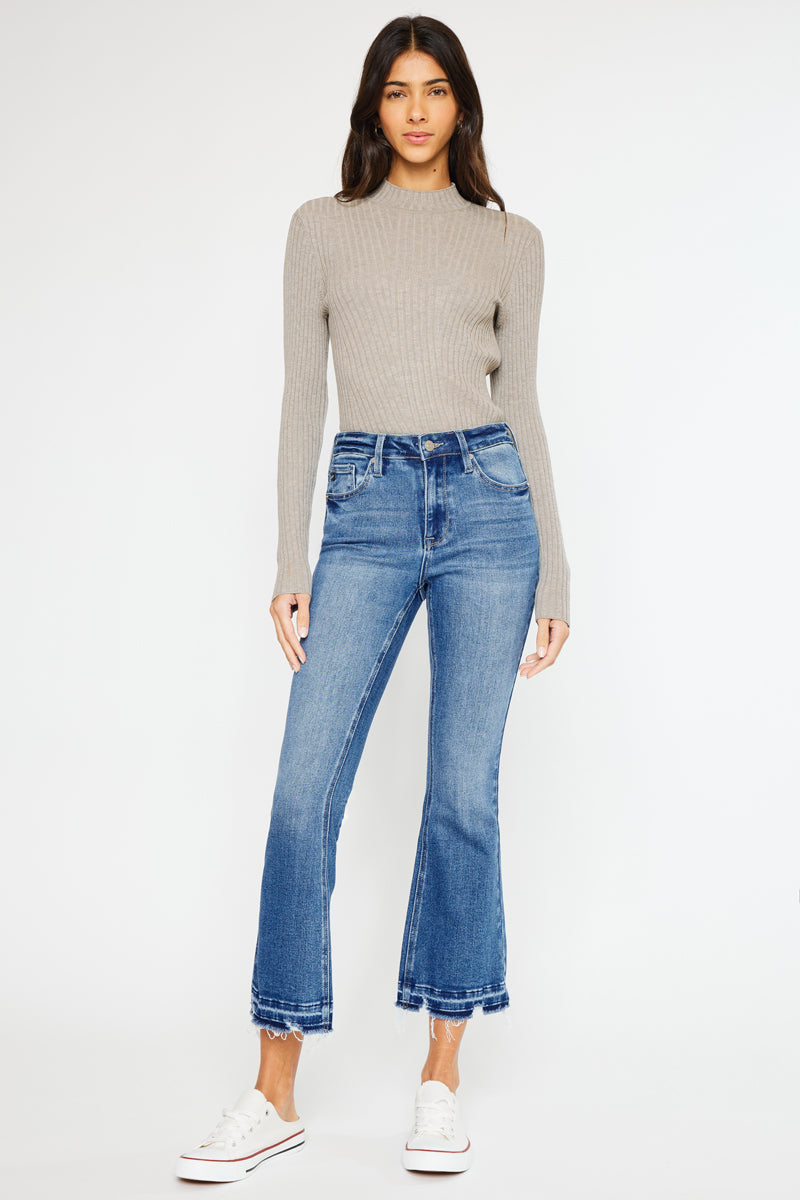 Volumina High Rise Crop Bootcut – Official Kancan USA