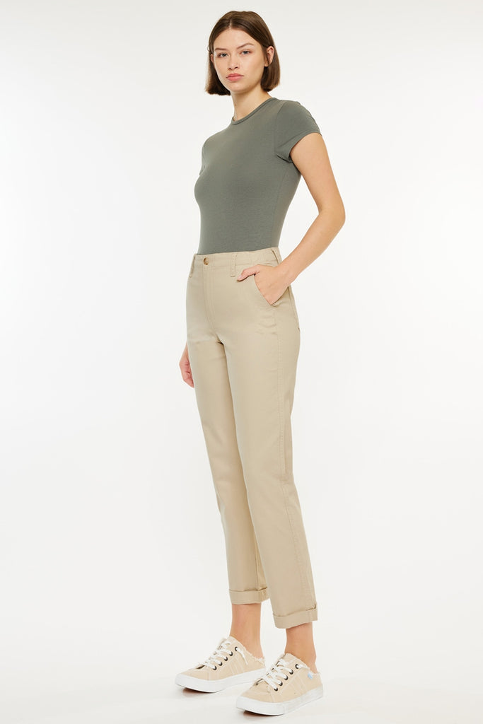 Carol High Rise Slim Chino | Official Kancan USA