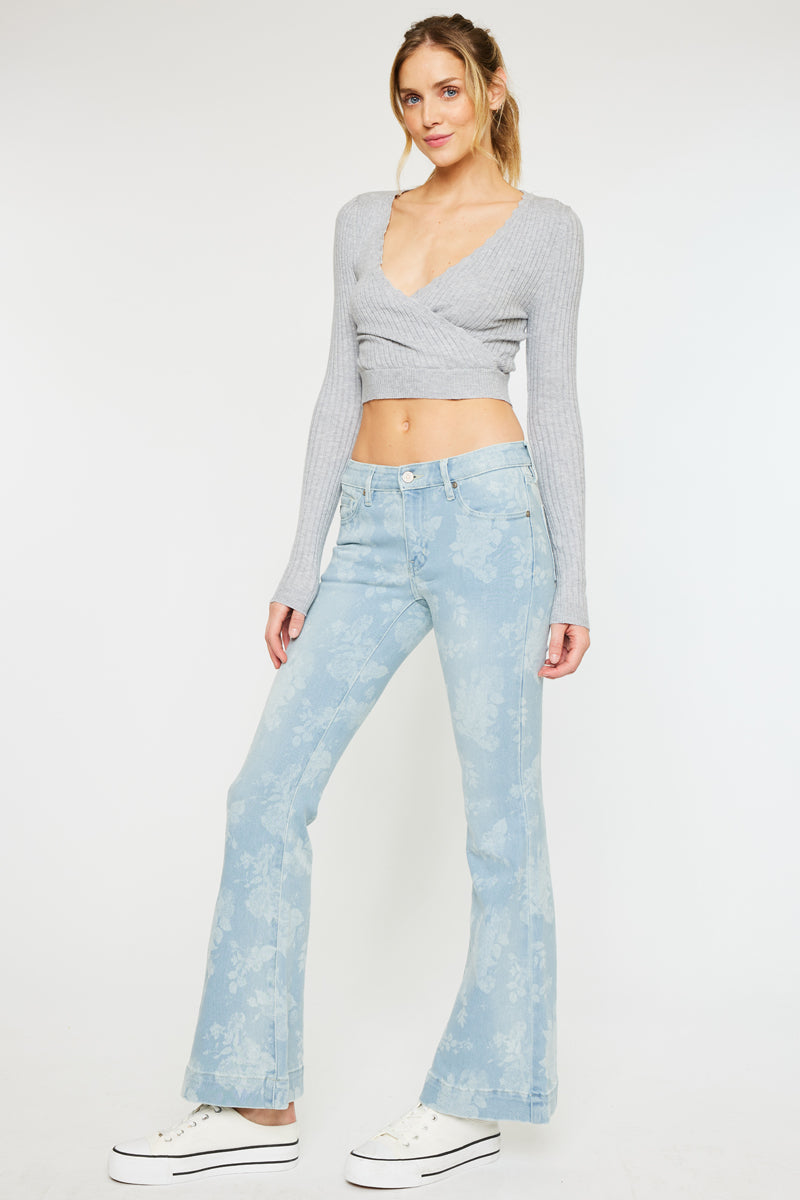 Rosa Low Rise Flare Jeans – Official Kancan USA