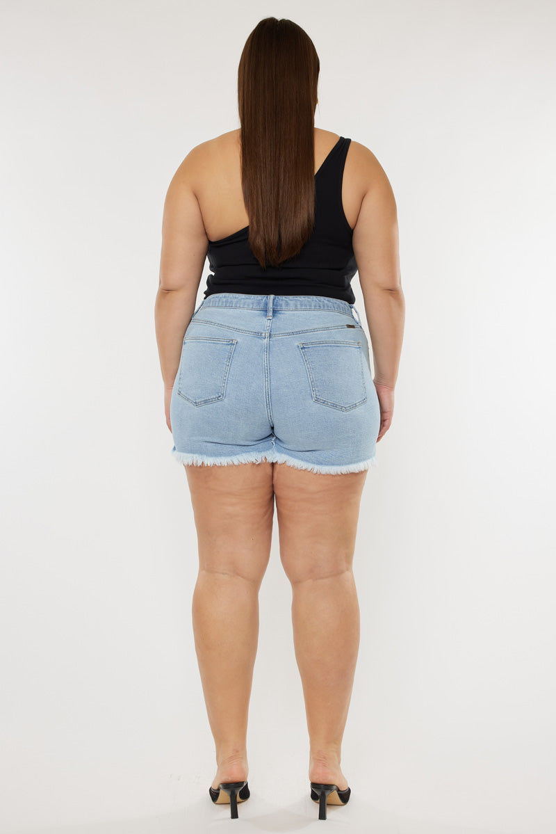 Imogen High Rise Mom Shorts (Plus Size) – Official Kancan USA