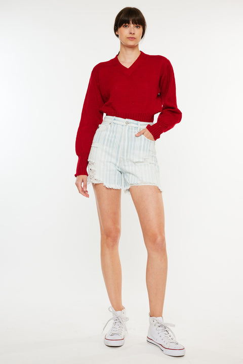 Viola Ultra High Rise 90's Boyfriend Shorts – Official Kancan USA