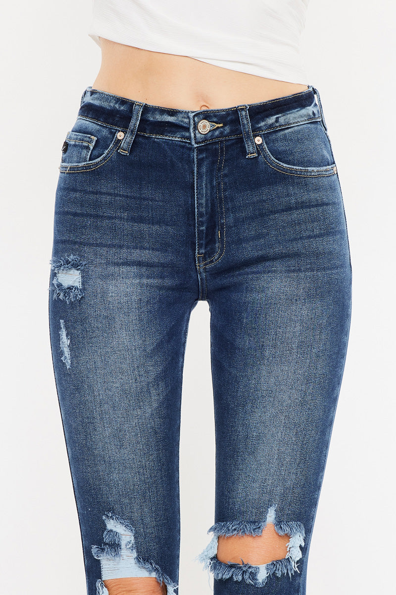 Serena High Rise Ankle Skinny Jeans – Official Kancan USA