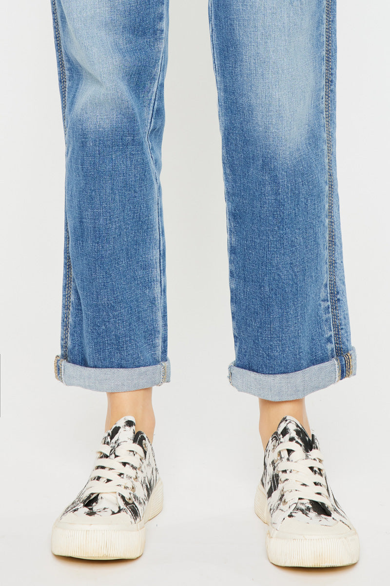 Isa Mid Rise Slim Boyfriend Jeans – Official Kancan USA