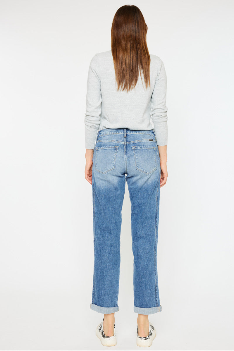 Isa Mid Rise Slim Boyfriend Jeans | Official Kancan USA