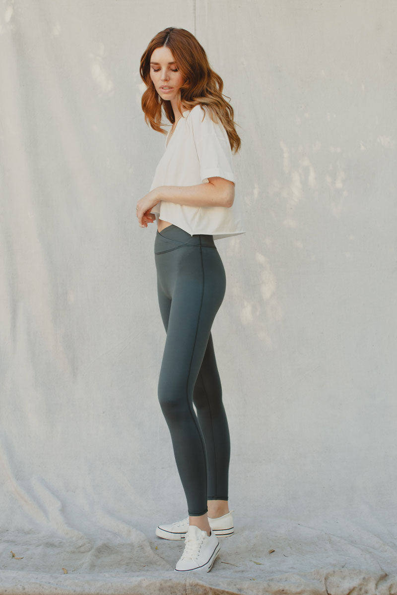 Karina Mid Rise Active Leggings | Official Kancan USA