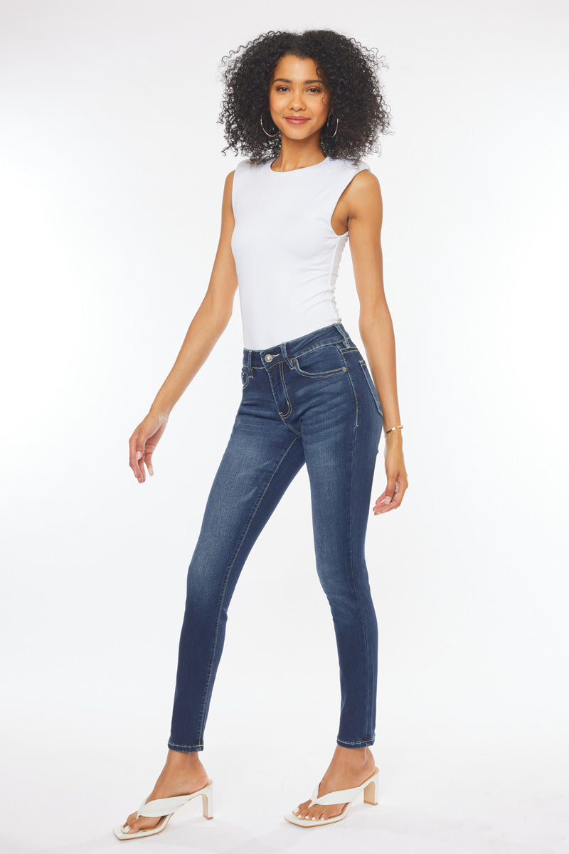 Francesca Mid Rise Super Skinny Jeans – Official Kancan USA
