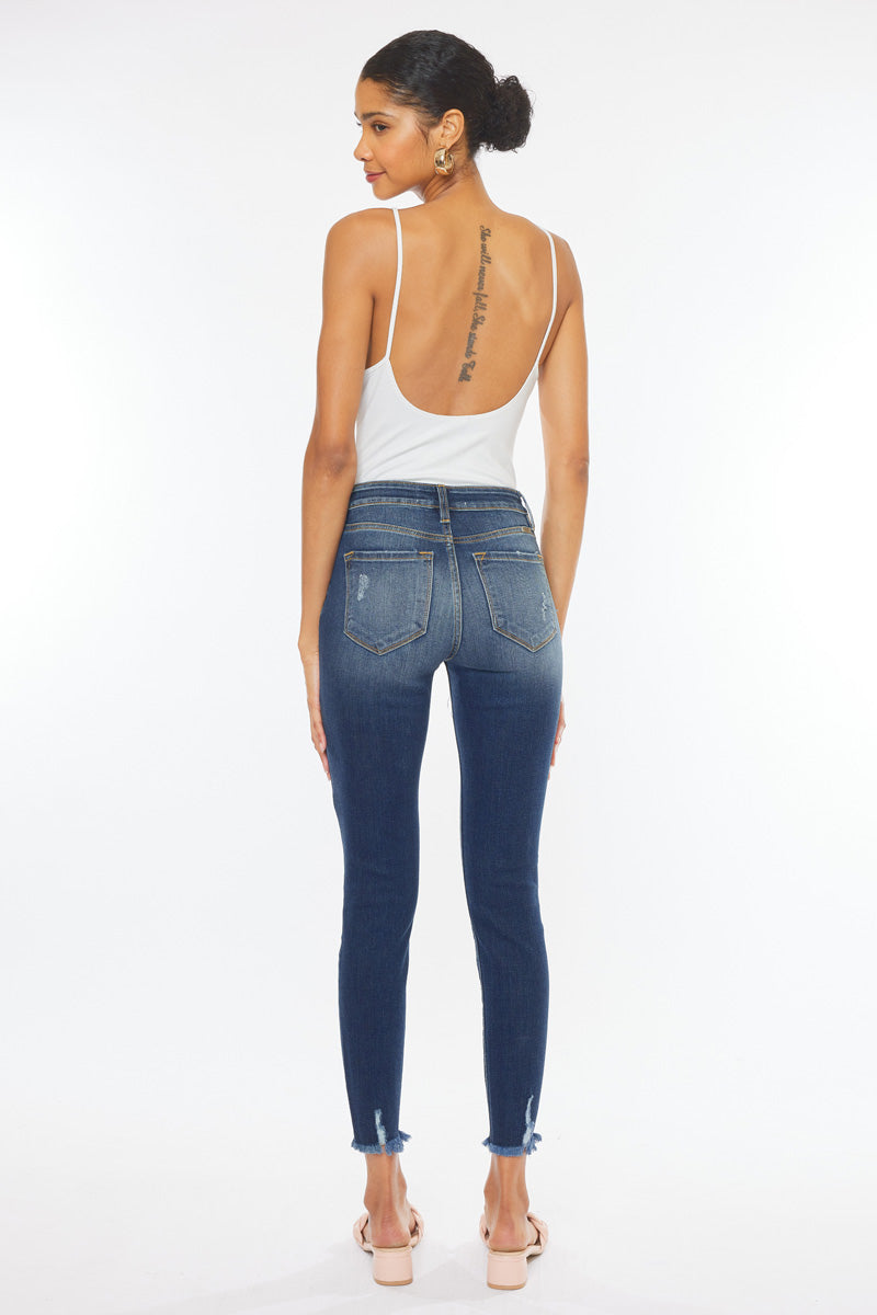 Jenny High Rise Ankle Skinny Jeans – Official Kancan USA